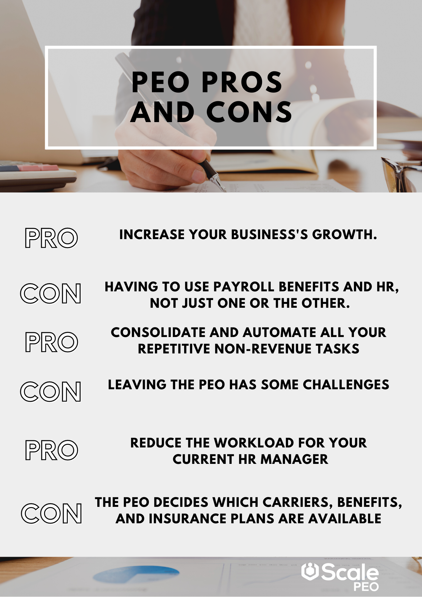 PEO Pros and Cons PEO Pros and Cons